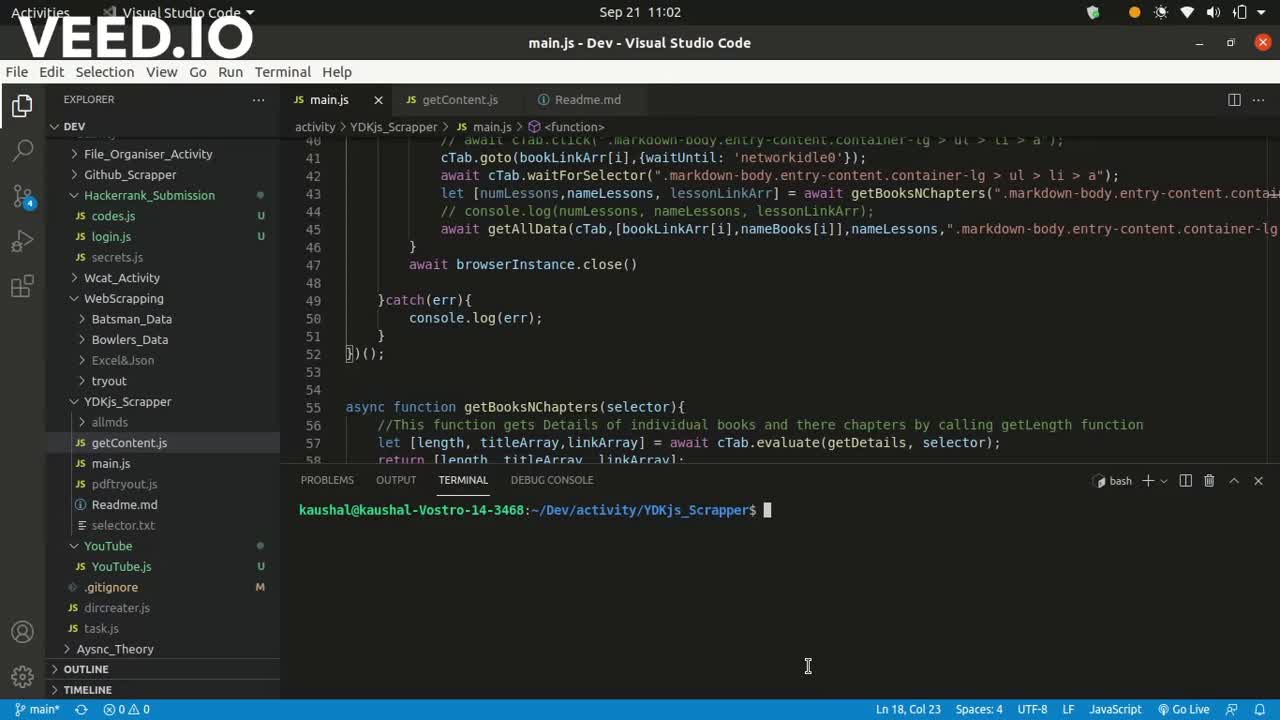 Kaushal Jha on LinkedIn: #webscraping #javascript #project Kaushal Jha on LinkedIn: #webscraping #javascript #project