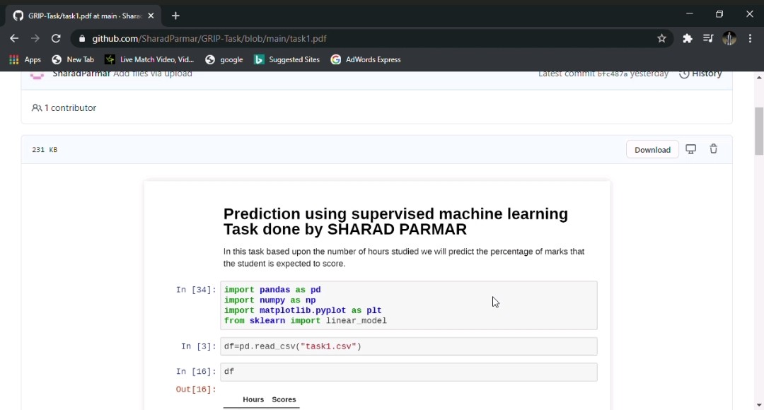 Sharad Parmar on LinkedIn: #datascience #thesparksfoundation # ... Sharad Parmar on LinkedIn: #datascience #thesparksfoundation # ...