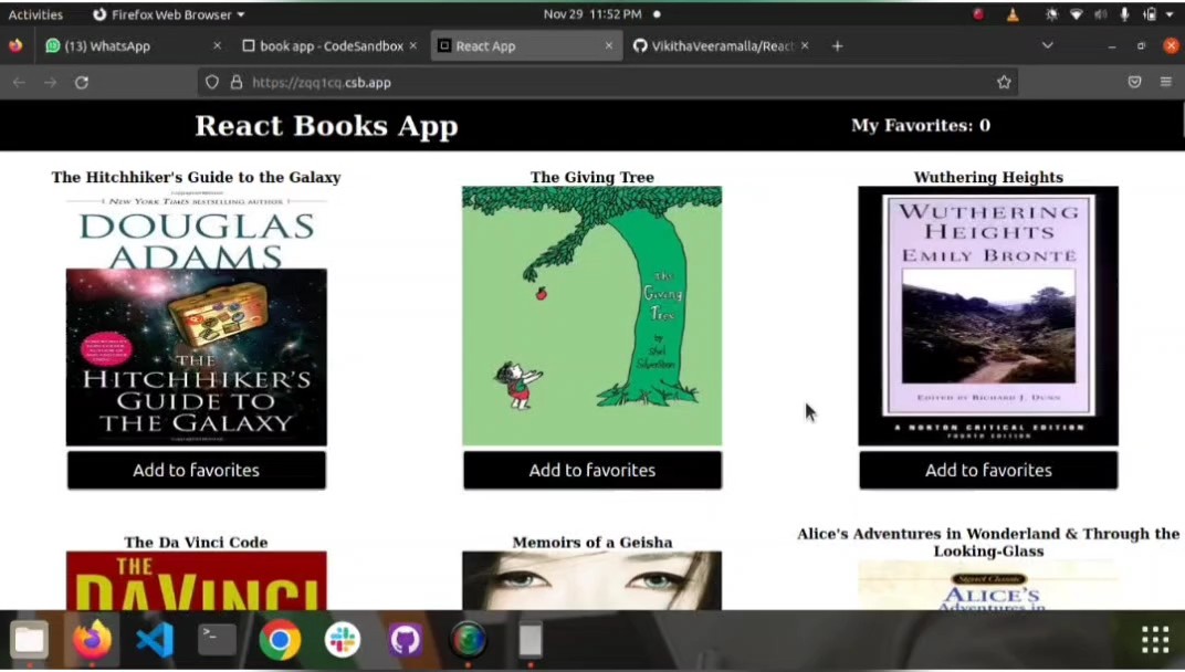 Vikitha Veeramalla on LinkedIn: #reactjs #books #app #api #datafetching ... Vikitha Veeramalla on LinkedIn: #reactjs #books #app #api #datafetching ...