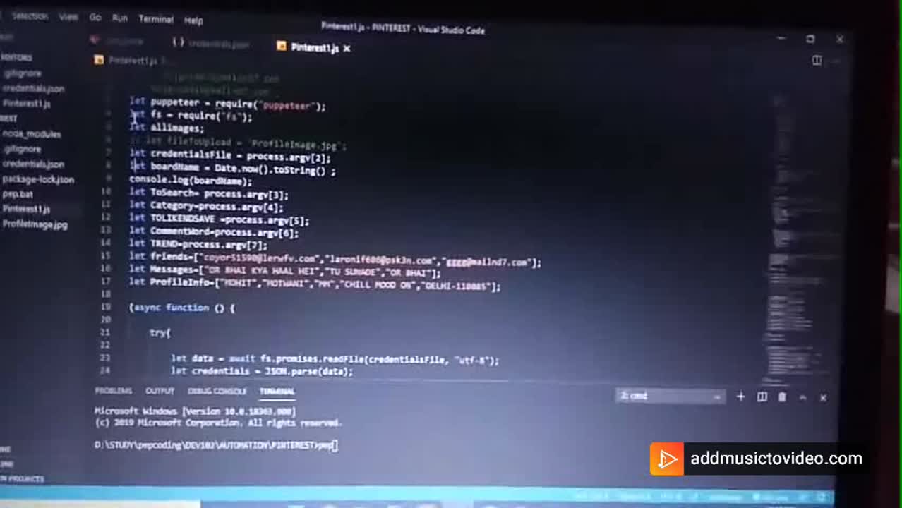 MOHIT MOTWANI on LinkedIn: #nodejs #javascript #automation #pinterest # ... MOHIT MOTWANI on LinkedIn: #nodejs #javascript #automation #pinterest # ...