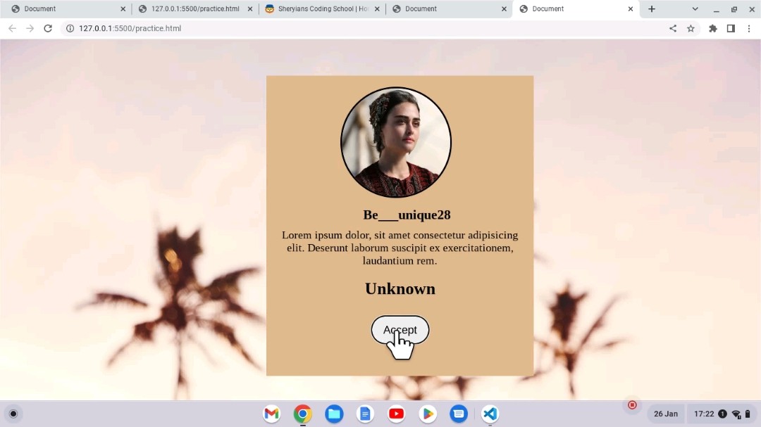 Nosheen Riyaz on LinkedIn: #css #html #javascript Nosheen Riyaz on LinkedIn: #css #html #javascript