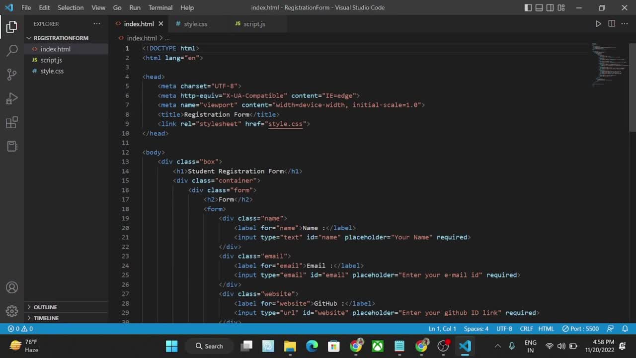 Neeraj Kumar Singh on LinkedIn: #task3 #webdevelopment #internship2022 ... Neeraj Kumar Singh on LinkedIn: #task3 #webdevelopment #internship2022 ...