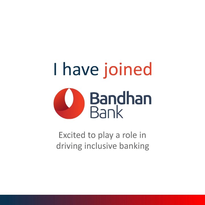 Abhishek Anand on LinkedIn: #bandhanbank Abhishek Anand on LinkedIn: #bandhanbank