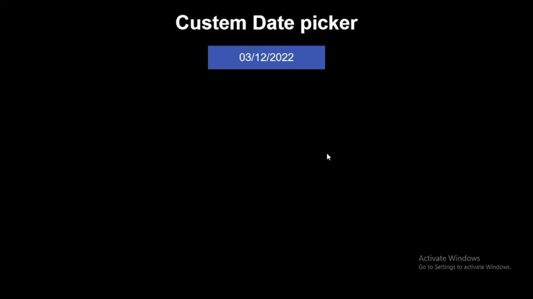 Danish Ali on LinkedIn: HTML, CSS, JavaScript bsed custem Date picker. Danish Ali on LinkedIn: HTML, CSS, JavaScript bsed custem Date picker.