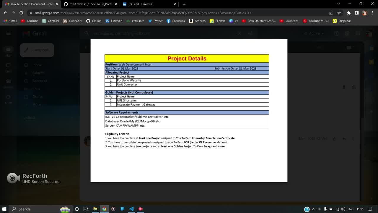 Rohit Lowanshi on LinkedIn: #codeclause #webdevelopment #intern #html #css Rohit Lowanshi on LinkedIn: #codeclause #webdevelopment #intern #html #css