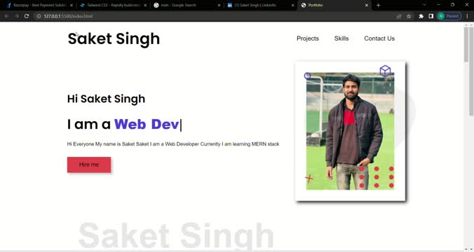 Saket Singh on LinkedIn: #webdevelopment #webdeveloper #html #css Saket Singh on LinkedIn: #webdevelopment #webdeveloper #html #css