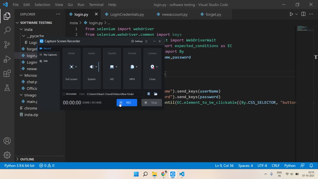 vikash chand on LinkedIn: #python #testing #instagram #selenium vikash chand on LinkedIn: #python #testing #instagram #selenium