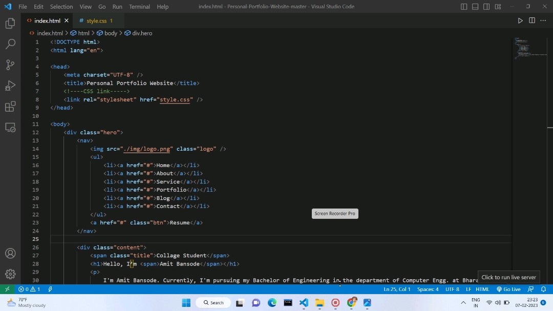 Amit Bansode on LinkedIn: #oasisinfobyte #opportunity #css #html # ... Amit Bansode on LinkedIn: #oasisinfobyte #opportunity #css #html # ...