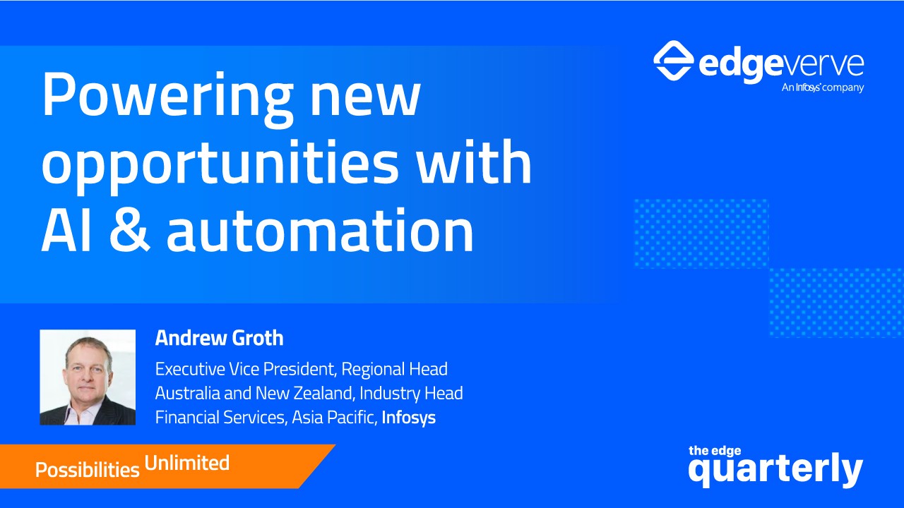 EdgeVerve on LinkedIn: #possibilitiesunlimited #ai #automation # ... EdgeVerve on LinkedIn: #possibilitiesunlimited #ai #automation # ...
