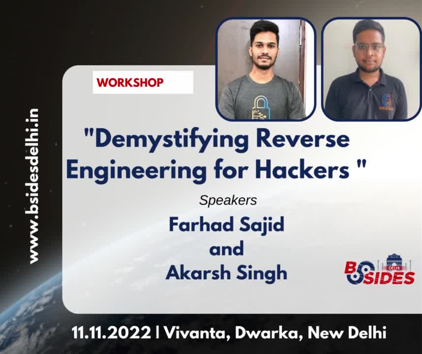 Akarsh Singh on LinkedIn: Workshop | BSides Delhi Akarsh Singh on LinkedIn: Workshop | BSides Delhi
