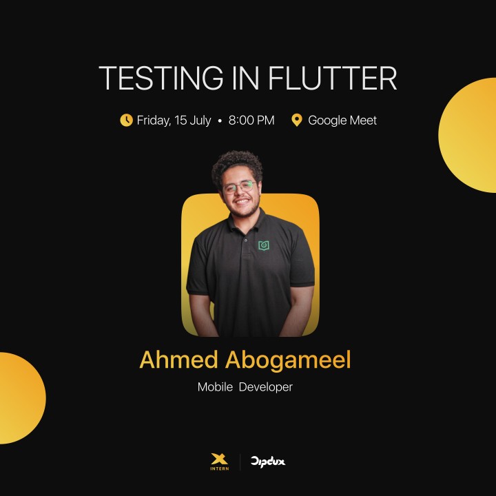 Eslam mansour on LinkedIn: Software Testing Methods In Flutter by Ahmed ... Eslam mansour on LinkedIn: Software Testing Methods In Flutter by Ahmed ...