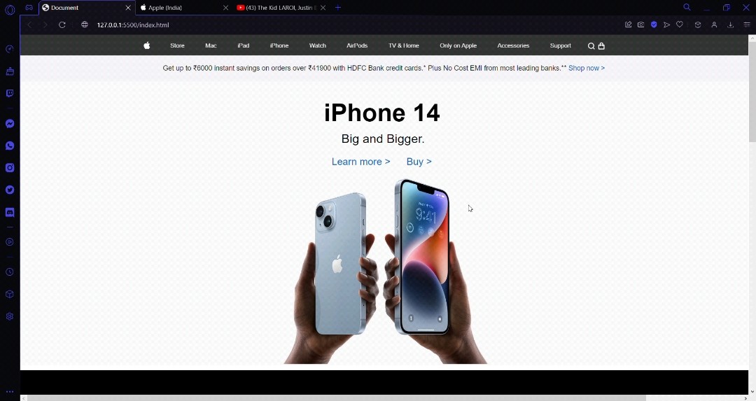 Ronak Gour on LinkedIn: #apple #webdevelopment #html5 #css3 Ronak Gour on LinkedIn: #apple #webdevelopment #html5 #css3