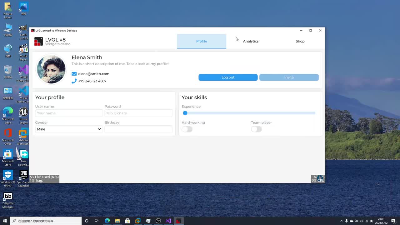 LVGL on LinkedIn: LVGL Windows port LVGL on LinkedIn: LVGL Windows port