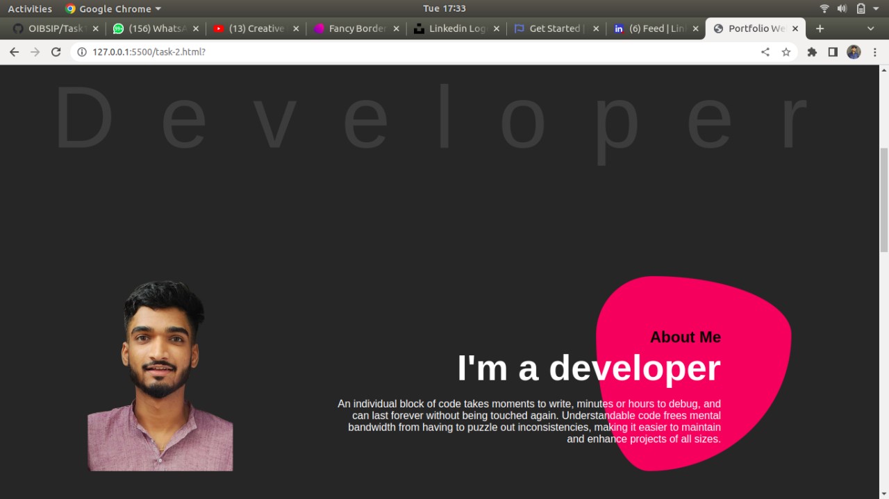 Siddhant Satkar on LinkedIn: #task2 #html #css #javascript #intership # ... Siddhant Satkar on LinkedIn: #task2 #html #css #javascript #intership # ...