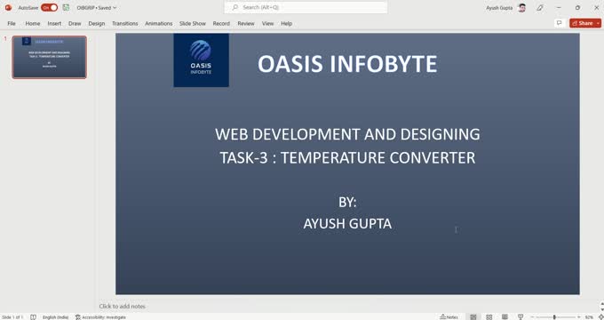 AYUSH GUPTA on LinkedIn: #oasisinfobyte #oasisinfobyte #internship # ... AYUSH GUPTA on LinkedIn: #oasisinfobyte #oasisinfobyte #internship # ...