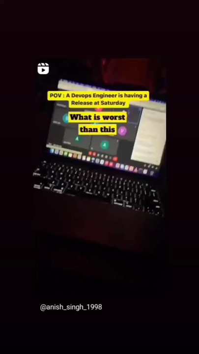Anish Kumar Singh on LinkedIn: DevOps🤣 Anish Kumar Singh on LinkedIn: DevOps🤣