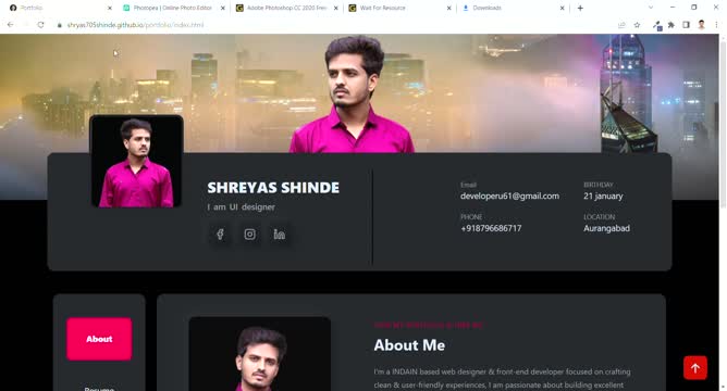 Shreyas shinde on LinkedIn: #portfolio #javascript #css #html # ... Shreyas shinde on LinkedIn: #portfolio #javascript #css #html # ...