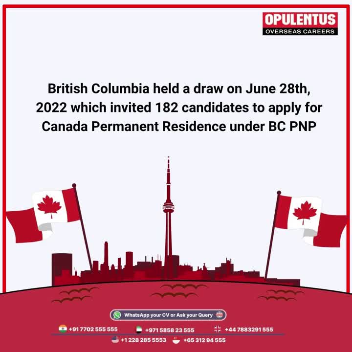 Sahana Sahana on LinkedIn: British Columbia's Latest Draw! Sahana Sahana on LinkedIn: British Columbia's Latest Draw!