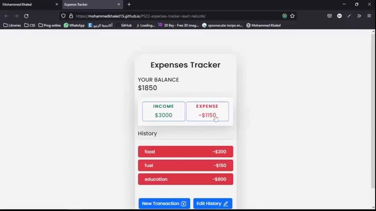 Mohammed Khaled on LinkedIn: #project #react #reactjs #redux #reduxjs # ... Mohammed Khaled on LinkedIn: #project #react #reactjs #redux #reduxjs # ...