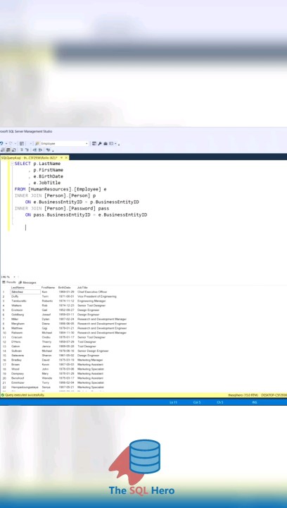 The SQL Hero على LinkedIn: #sql #age #datascience #report # ... The SQL Hero على LinkedIn: #sql #age #datascience #report # ...