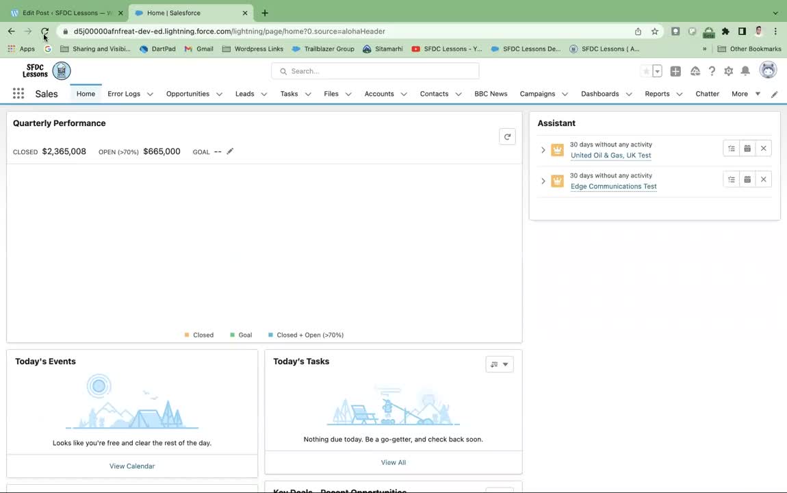 SFDC Lessons on LinkedIn: #sfdclesson #quick #tips #sfdclesson # ... SFDC Lessons on LinkedIn: #sfdclesson #quick #tips #sfdclesson # ...