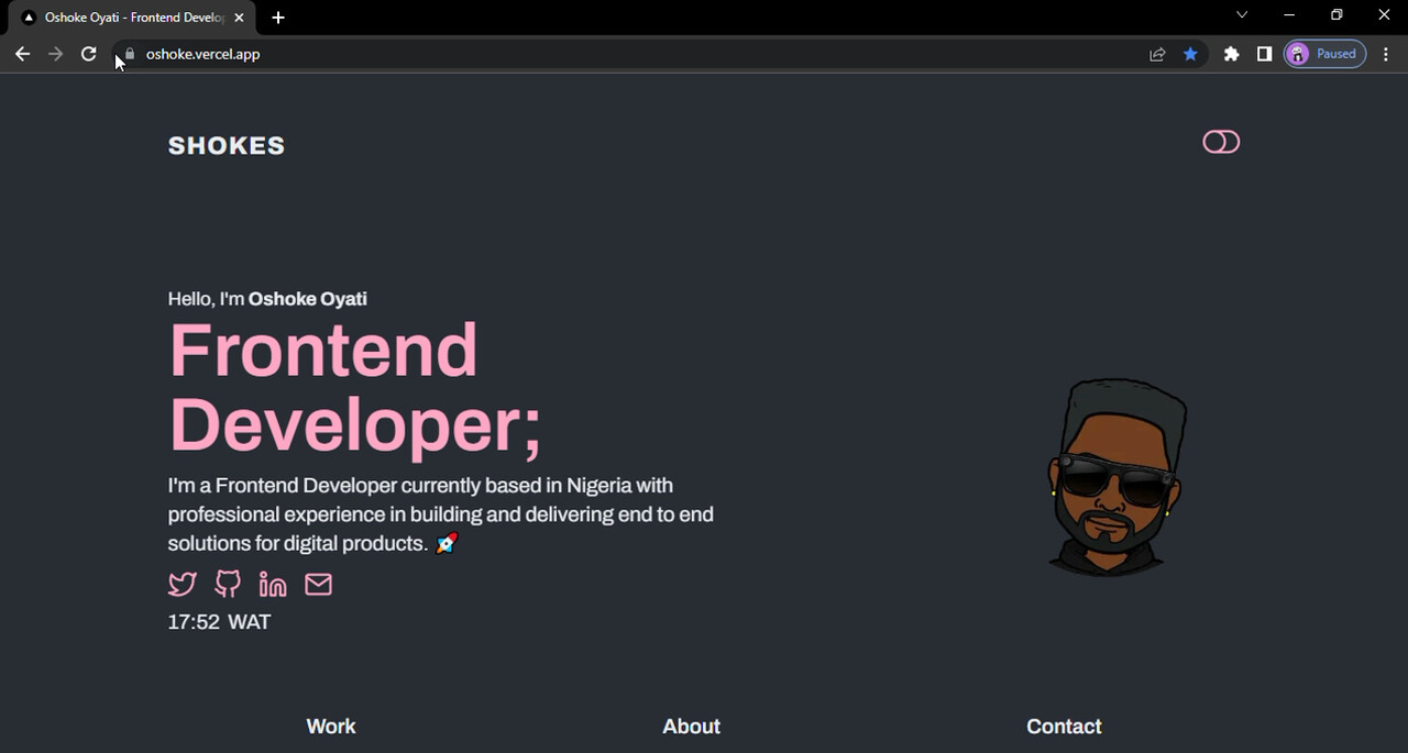 Oshoke Oyati on LinkedIn: #nextjs #reactdeveloper #reactjs #portfolio # ... Oshoke Oyati on LinkedIn: #nextjs #reactdeveloper #reactjs #portfolio # ...