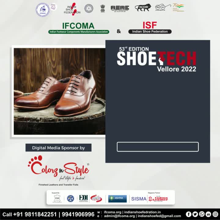 Pourush Kashyap on LinkedIn: SHOETECH VELLORE 22nd & 23rd July '22 ... Pourush Kashyap on LinkedIn: SHOETECH VELLORE 22nd & 23rd July '22 ...