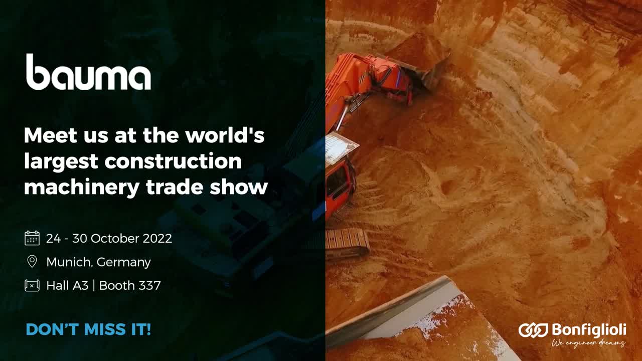 Bonfiglioli on LinkedIn: Bonfiglioli | Bauma Bonfiglioli on LinkedIn: Bonfiglioli | Bauma