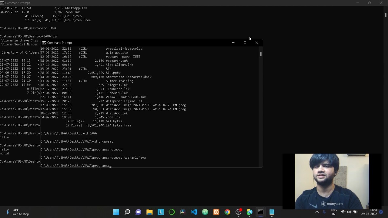 Tushar Sharma on LinkedIn: #java #programming #cmd Tushar Sharma on LinkedIn: #java #programming #cmd