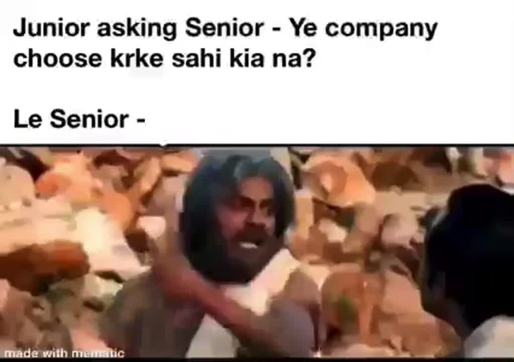 Abhishek Kushwaha on LinkedIn: Frustrated senior... Abhishek Kushwaha on LinkedIn: Frustrated senior...
