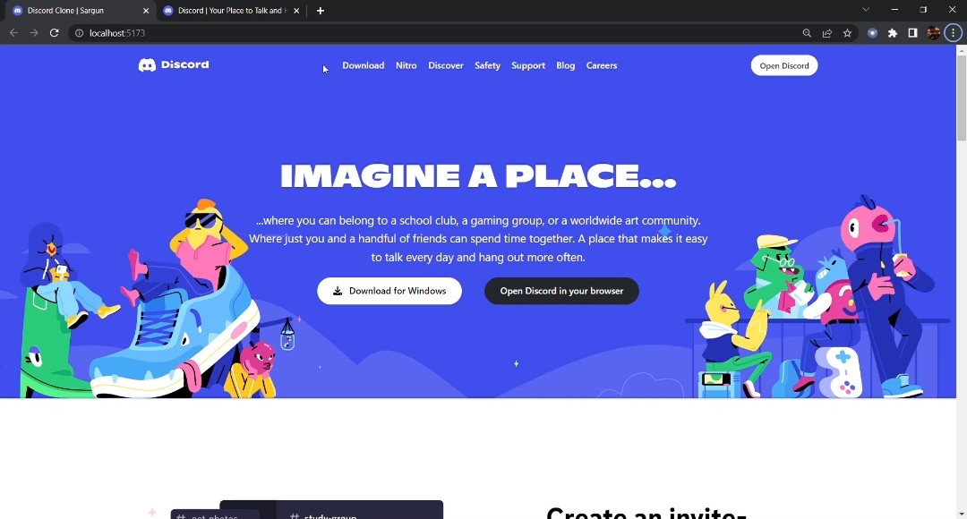 Sargun Kohli on LinkedIn: #discord #clone #development #website Sargun Kohli on LinkedIn: #discord #clone #development #website