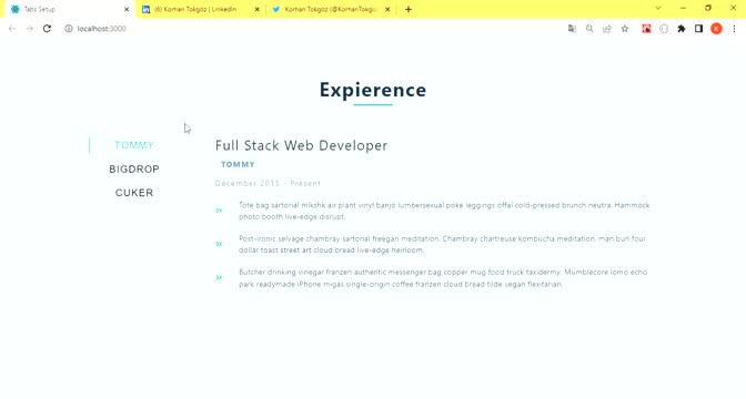 Korhan Tokgöz LinkedIn‘de: #react #github #portfolio #hook #redux # ... Korhan Tokgöz LinkedIn‘de: #react #github #portfolio #hook #redux # ...