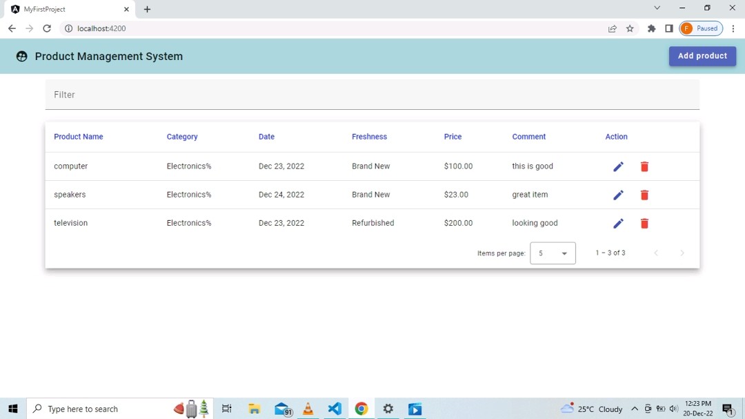 Archford Nhanga on LinkedIn: Simple Angular CRUD app, using angular ... Archford Nhanga on LinkedIn: Simple Angular CRUD app, using angular ...