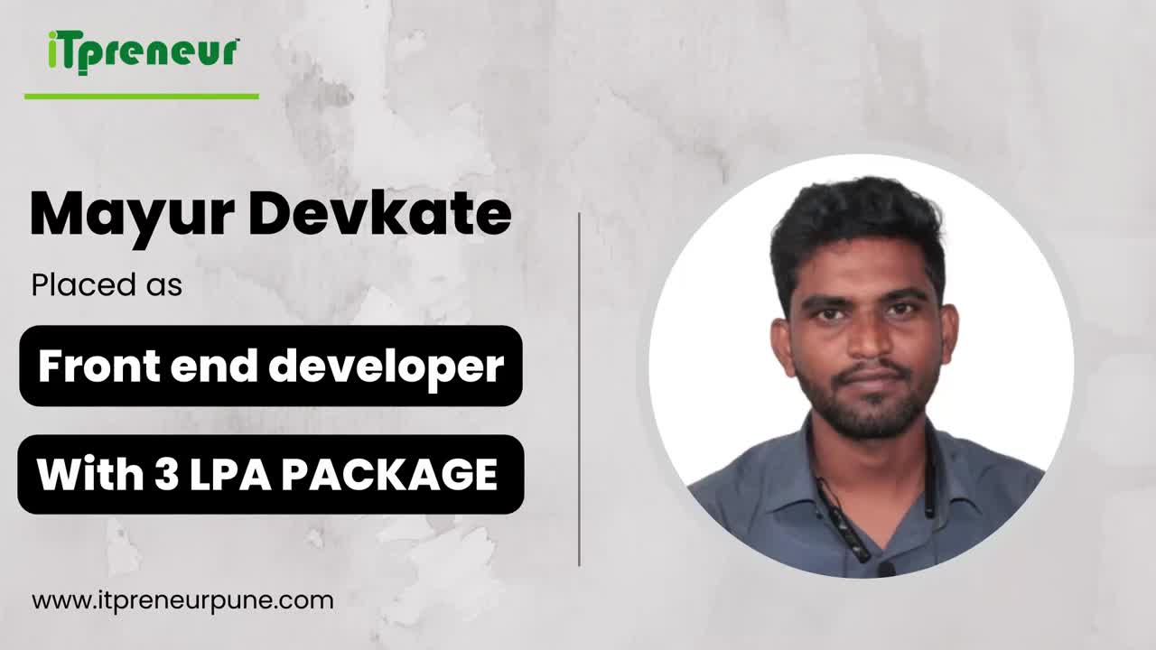 ITpreneur on LinkedIn: Mayur Devkate | Front end developer ITpreneur on LinkedIn: Mayur Devkate | Front end developer