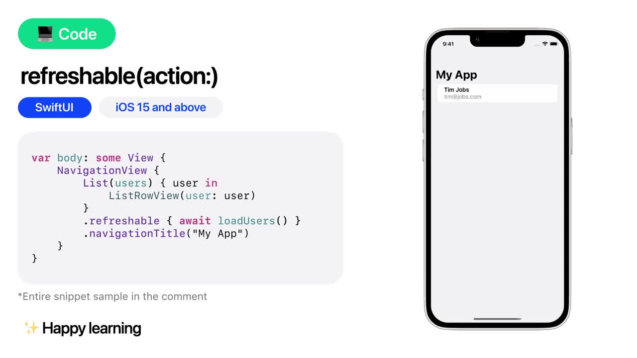 Swift Anytime on LinkedIn: #iosdev #swiftui #wwdc #swiftanytime # ... Swift Anytime on LinkedIn: #iosdev #swiftui #wwdc #swiftanytime # ...