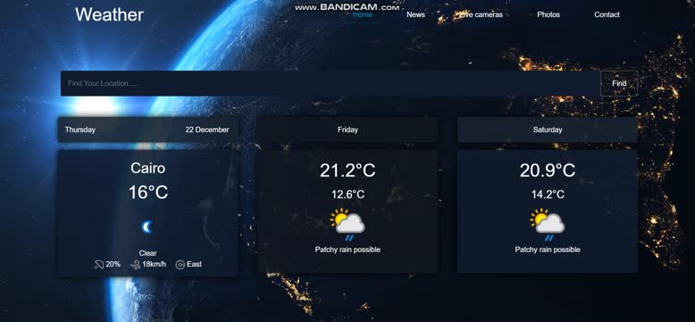 Doaa Mohamed on LinkedIn: Responsive Weather App using: - HTML5 - CSS ... Doaa Mohamed on LinkedIn: Responsive Weather App using: - HTML5 - CSS ...
