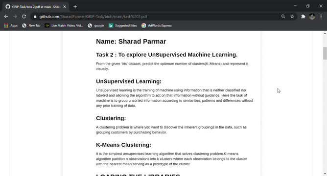 Sharad Parmar on LinkedIn: #grip #machinelearning #datascience #internship Sharad Parmar on LinkedIn: #grip #machinelearning #datascience #internship