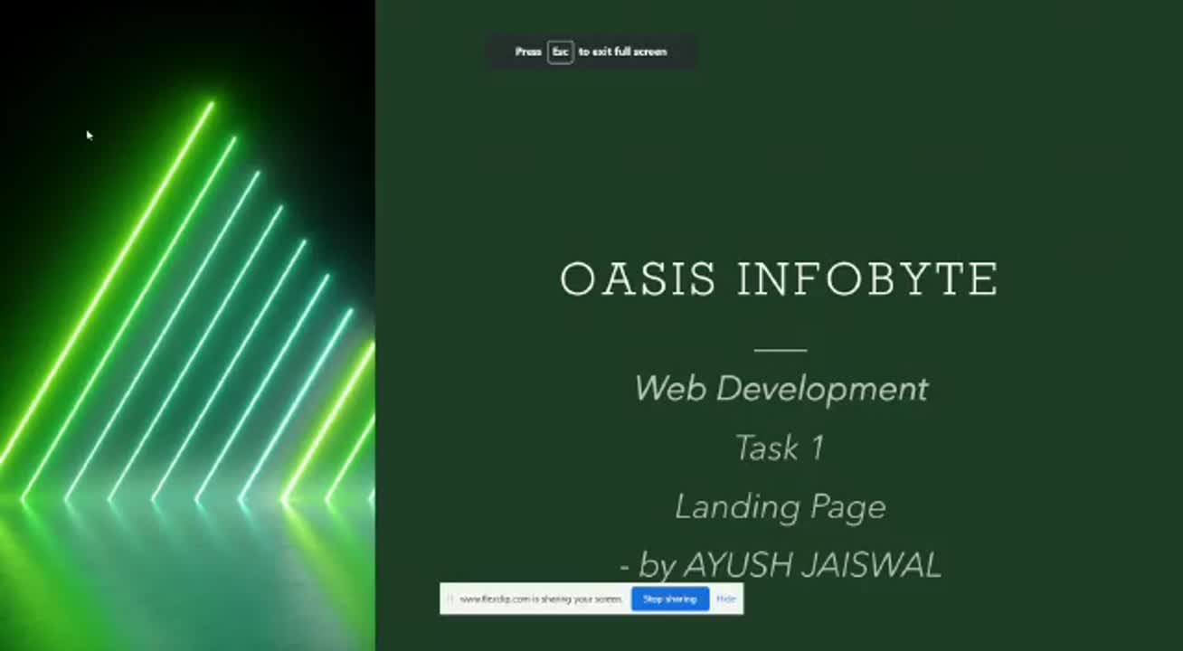 Ayush Jaiswal on LinkedIn: #task1 #webdevelopment #internship # ... Ayush Jaiswal on LinkedIn: #task1 #webdevelopment #internship # ...
