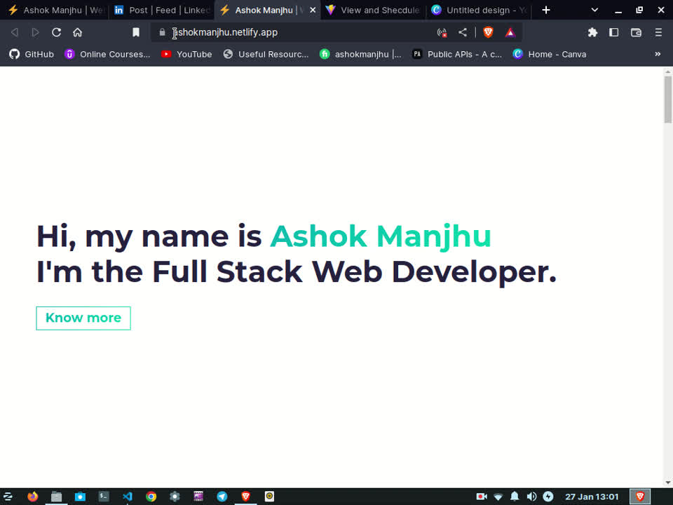 Ashok Manjhu on LinkedIn: #portfoliodesign #portfolioday #portfolio # ... Ashok Manjhu on LinkedIn: #portfoliodesign #portfolioday #portfolio # ...