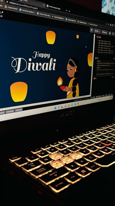 Aditya Anand on LinkedIn: #diwali2022 #html #htmlcss #codepen Aditya Anand on LinkedIn: #diwali2022 #html #htmlcss #codepen