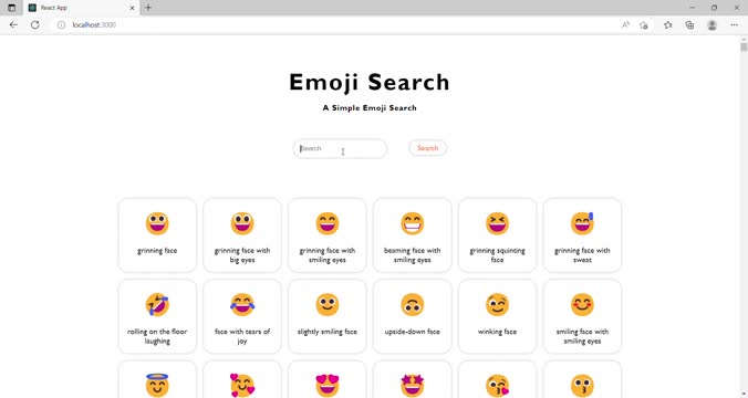 Sanket Marathe on LinkedIn: Simple Emoji Search Appilication using ... Sanket Marathe on LinkedIn: Simple Emoji Search Appilication using ...