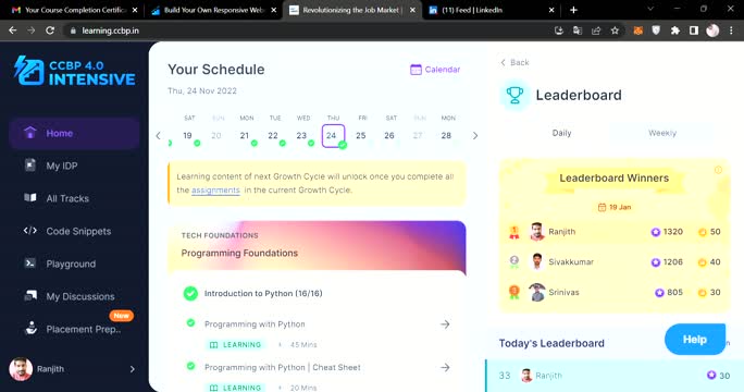 Ranjith k on LinkedIn: #mernstack #pythonprogramming #ccbp # ... Ranjith k on LinkedIn: #mernstack #pythonprogramming #ccbp # ...