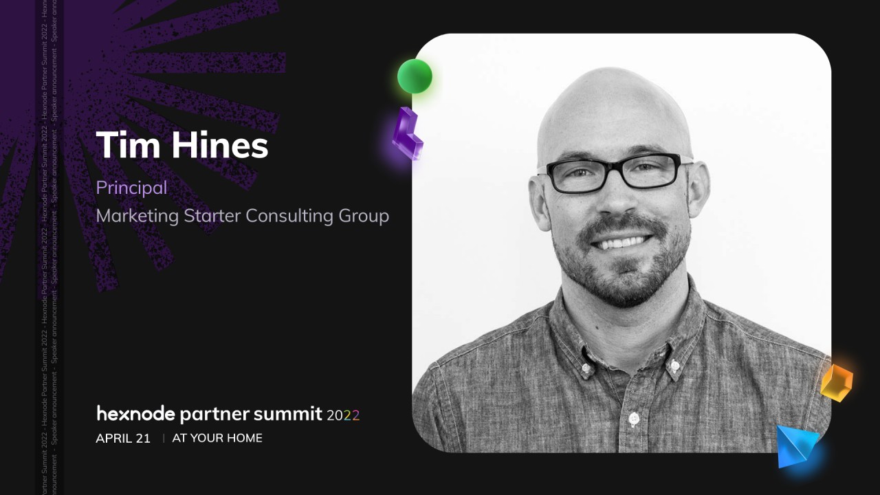 Hexnode on LinkedIn: Hexnode Partner Summit 2022- Tim Hines Hexnode on LinkedIn: Hexnode Partner Summit 2022- Tim Hines