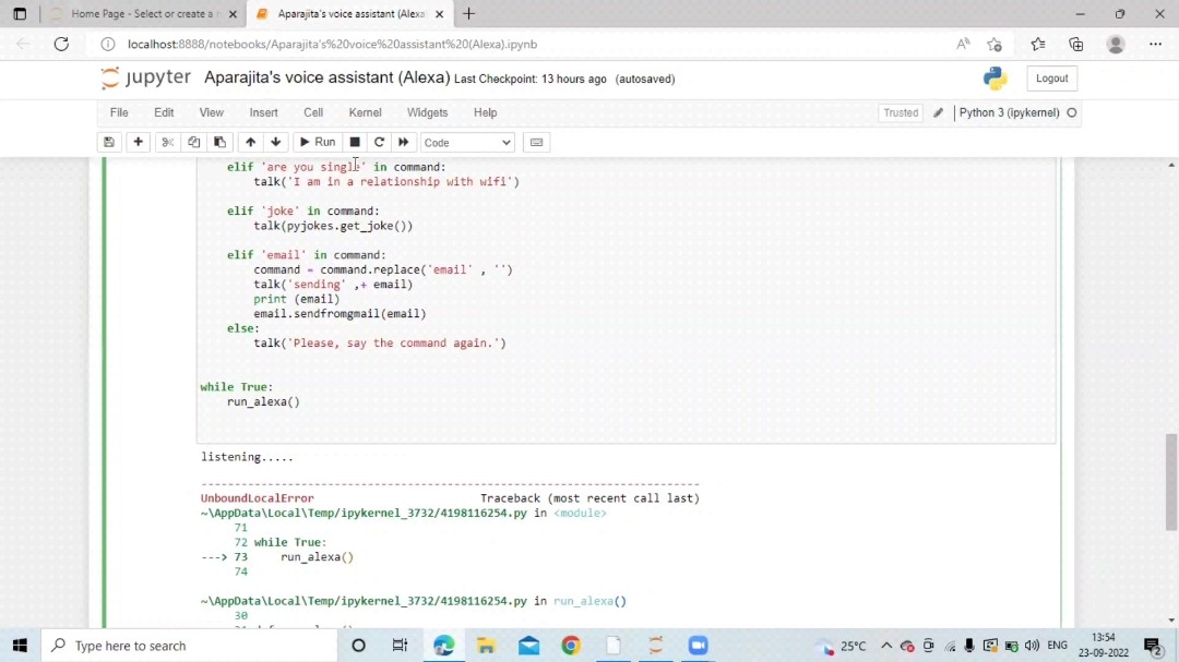 Aparajita Bhatt on LinkedIn: #voiceassistant #python #coding #program # ... Aparajita Bhatt on LinkedIn: #voiceassistant #python #coding #program # ...