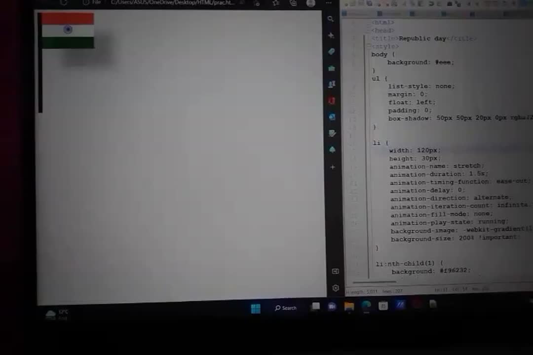 Anuska Palit on LinkedIn: #74th_republic_day #html #css #share #learning Anuska Palit on LinkedIn: #74th_republic_day #html #css #share #learning