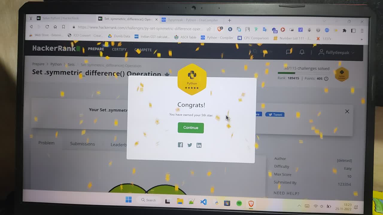 Deepak Shreevastava on LinkedIn: #python #hackerrank Deepak Shreevastava on LinkedIn: #python #hackerrank