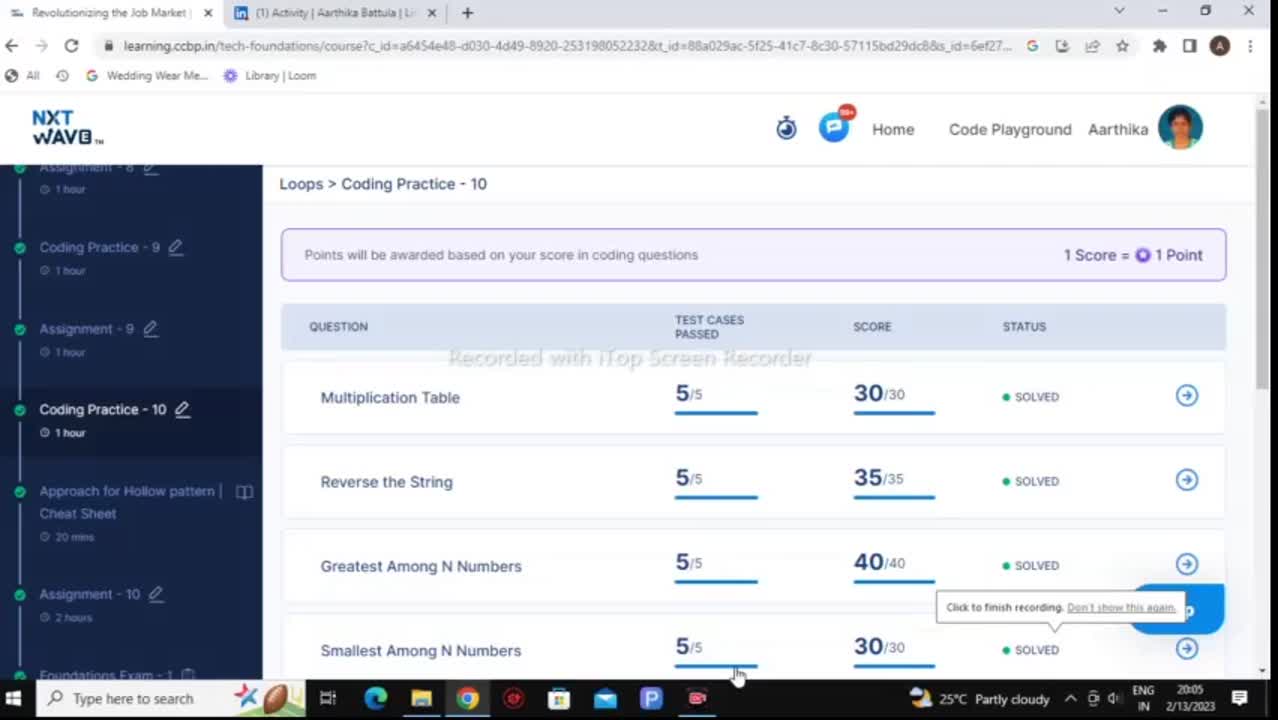 Aarthika Battula on LinkedIn: #60daysofcodechallenge #codepractice # ... Aarthika Battula on LinkedIn: #60daysofcodechallenge #codepractice # ...