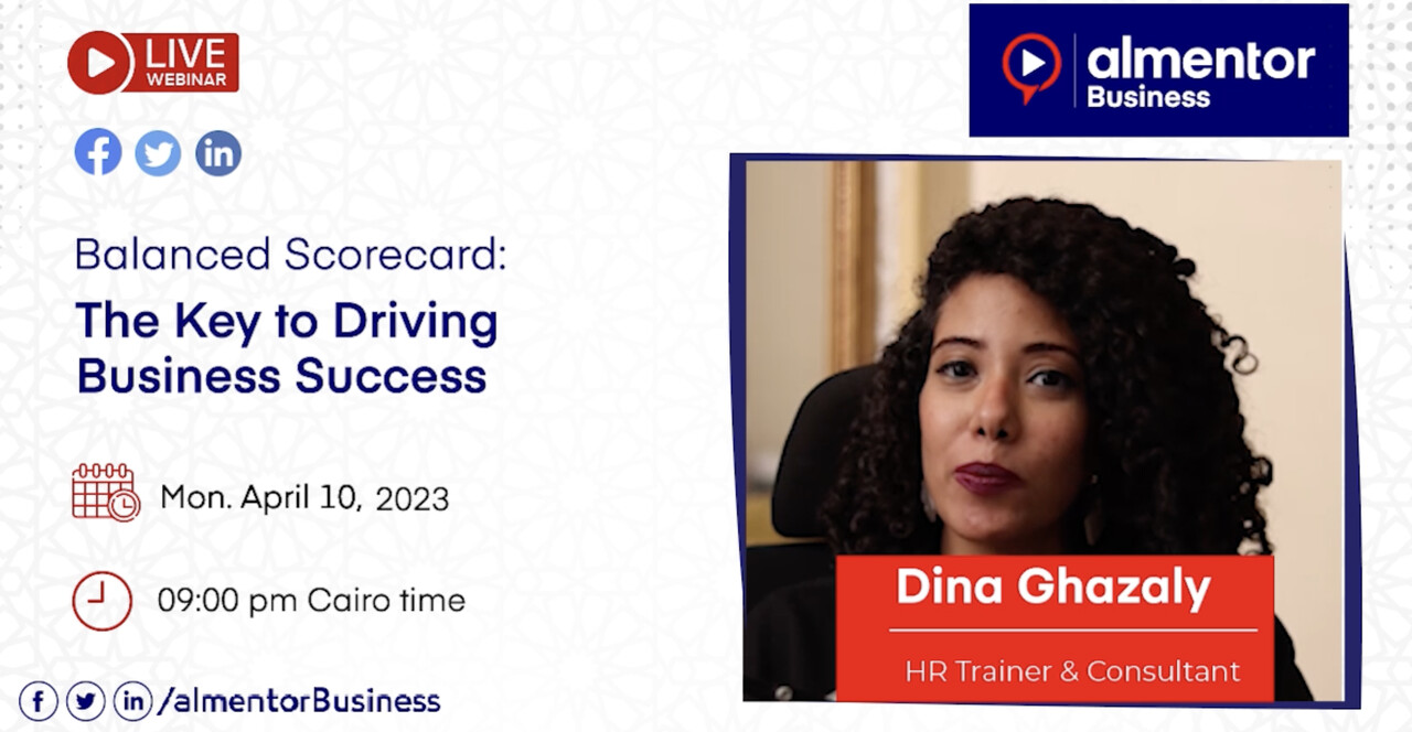 Dina Ghazaly on LinkedIn: Live webinar | Balanced Scorecard: The key to ... Dina Ghazaly on LinkedIn: Live webinar | Balanced Scorecard: The key to ...