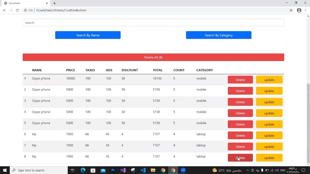Nada Gamal sobhy on LinkedIn: #javascript #frontend #management #crud # ... Nada Gamal sobhy on LinkedIn: #javascript #frontend #management #crud # ...