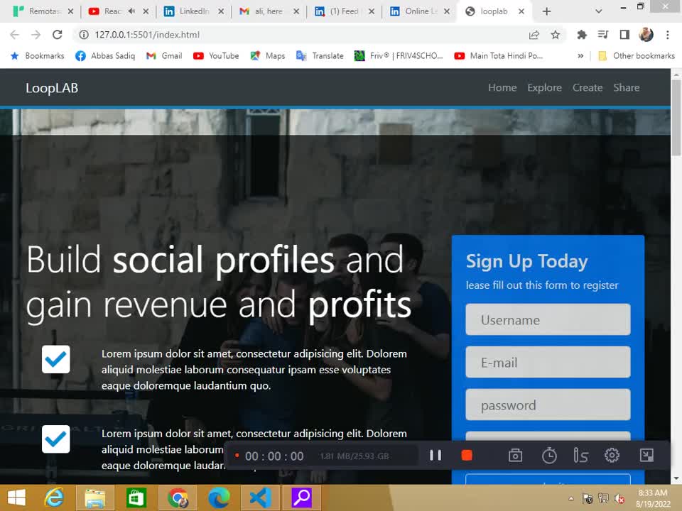 ali wajahat on LinkedIn: I am create bootstrap theme use html css and ... ali wajahat on LinkedIn: I am create bootstrap theme use html css and ...